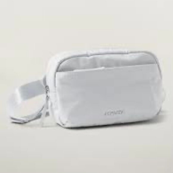 Athleta | Bags | Athleta All About Crossbody Belt Bag Snow Flake Blue ...